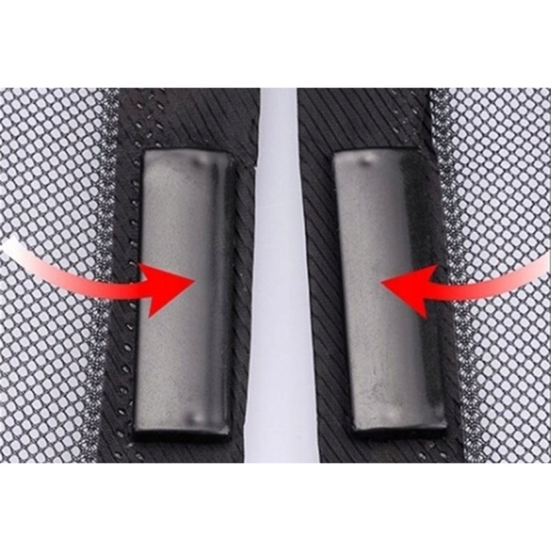 Zasłona magnetyczna KLIK-KLAK 100x220 CZARNA | Narzedziownia.shop